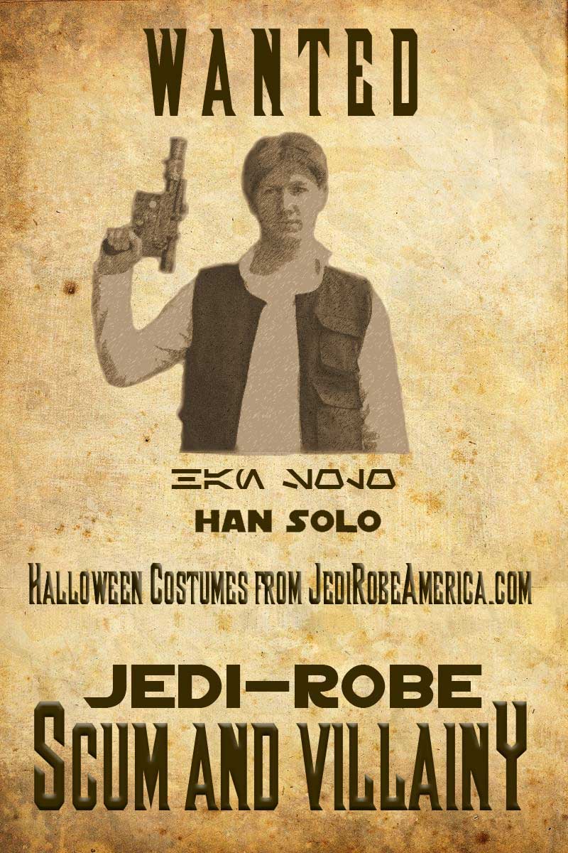 STAR WARS COSTUMES: - Star Wars Halloween 2018 - Han Solo