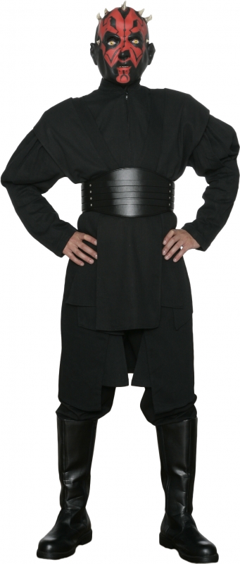 Star Wars Darth Maul Black Sith Costume including Replica Darth Maul ...