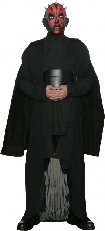 Star Wars Darth Maul Black Sith Costume including Replica Darth Maul ...